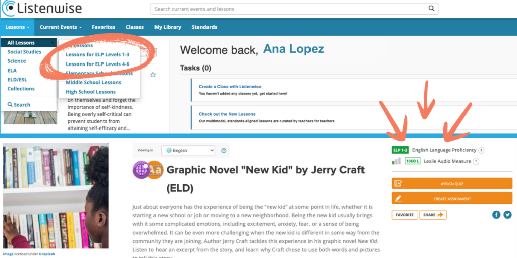 ELL, English Language Learning | Listenwise